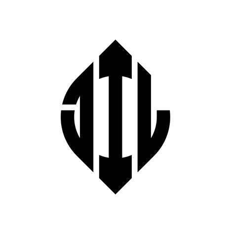 Diseño De Logotipo De Letra De Círculo Jil Con Forma De Círculo Y
