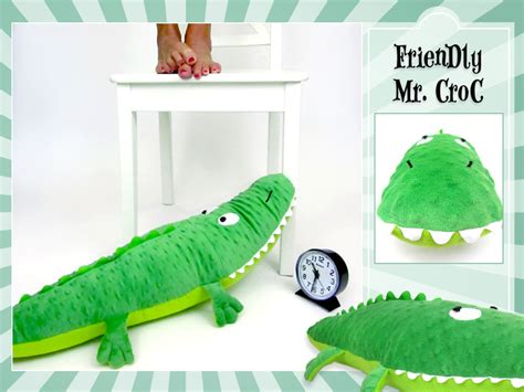 Krokodyl poduszka | Crocodile pillow | Darmowe Wykroje