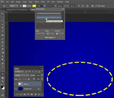 Creating Dashed And Dotted Lines In Photoshop Tipsquirrel
