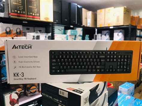 A4tech Kk 3 Wired Keyboard Black Usb Computers And Tech Parts