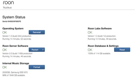 Nucleus Core Connection Failed Nucleus Support Roon Labs Community