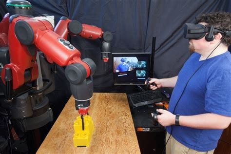 teleoperated robots the industrial future using ar and vr