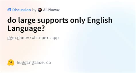 Ggerganovwhispercpp · Do Large Supports Only English Language