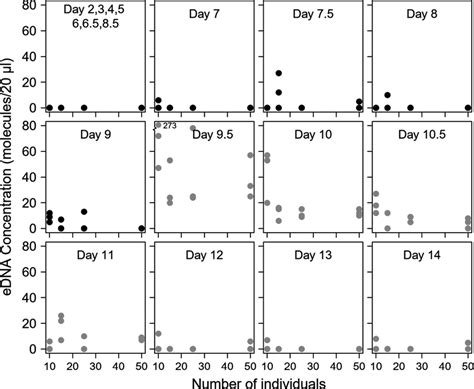 Relationship Between Edna Concentrations And D Magna Density In The