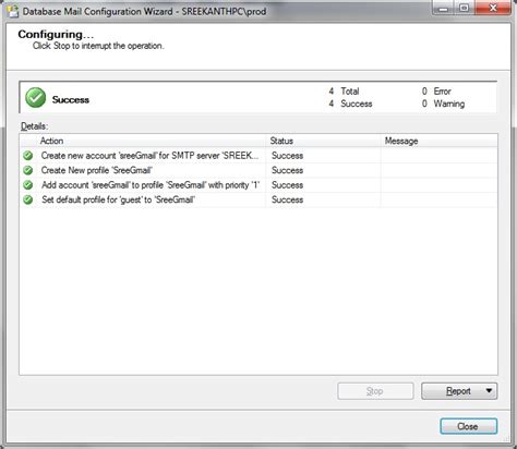 Configuring Sql Server Db Mail To Send Emails To Your Gmailyahoo Mail Mssqltrek