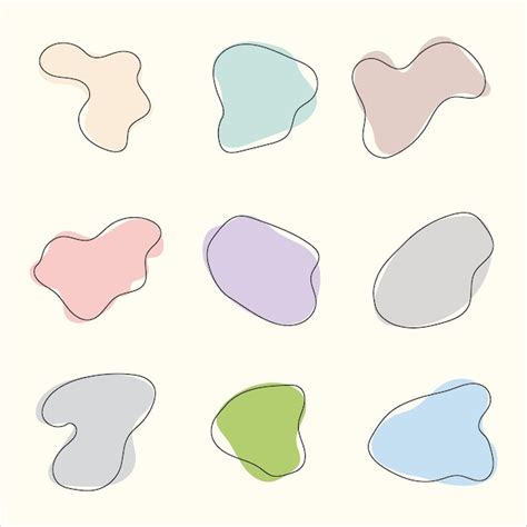 Premium Vector Vector A Set Of Abstract Elements Multicolored Circles