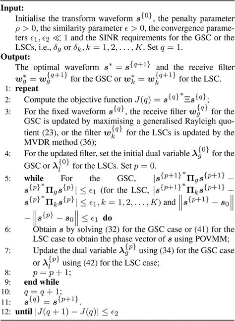 Algorithm 1 The Proposed PDAM Algorithm Download Scientific Diagram