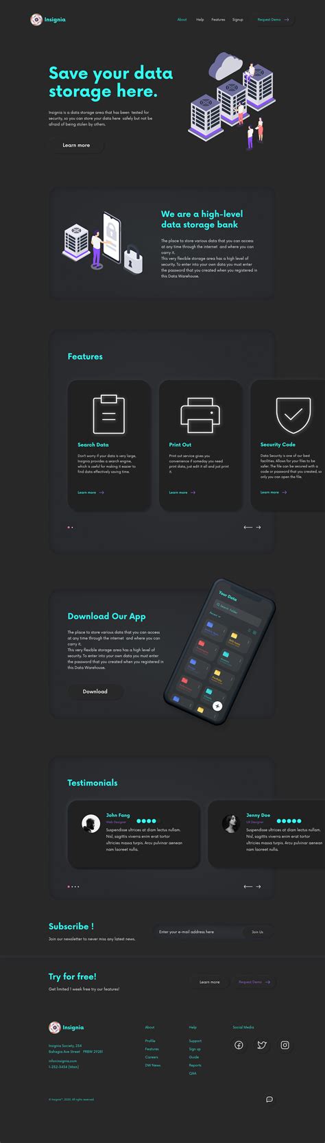 Diagram Frontend Developer Assignment Figma