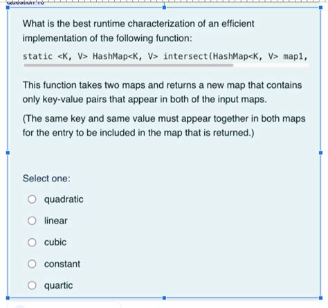Solved What Is The Best Runtime Characterization Of An