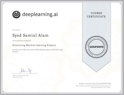 syed samiul alam on linkedin machinelearning ai coursera