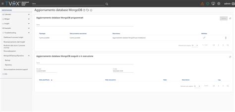 Aggiornamento Database Mongodb Guide Telenia Software