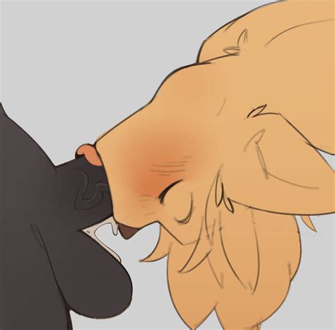 Rule 34 Absurd Res Anthro Blush Blush Lines Bodily Fluids Canid