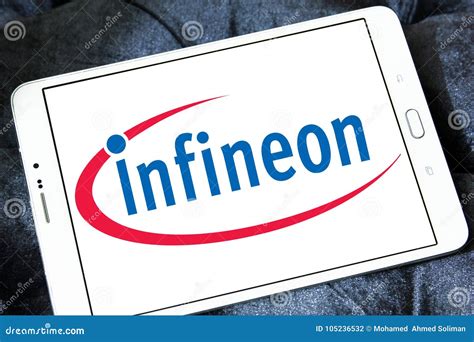 Infineon Technologies Company Logo Editorial Photography Image Of