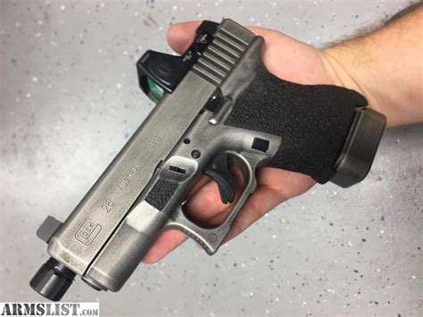 ARMSLIST For Sale Trade Glock 26 Trijicon RMR Cerakote