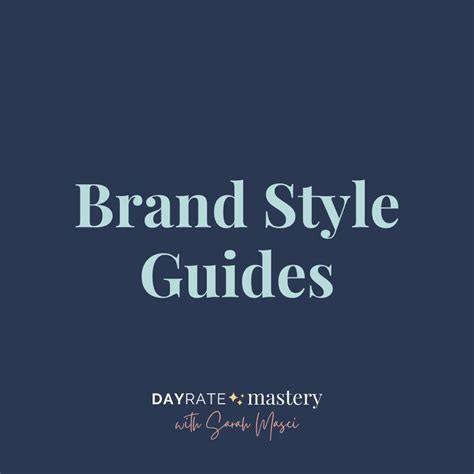 A Brand Style Guide Template That Fits On A 3 Inch Sticky Note Example