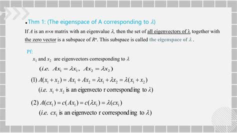 Eigen Value And Vector Of Linear Transformationpptx