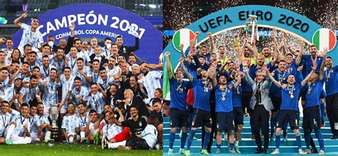 Argentina Campeona De La Copa América 2020 Italia Campeona De La Euro