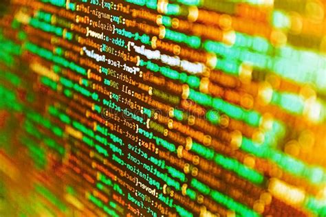 Programming Source Code Abstract Screen Of Software Developer Rnn