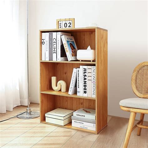 원목 3단 미니 책꽂이 책상 정리 선반 전면 낮은 책장 서랍 수납 틈새 정리함 서랍장 꾸미기 북엔드