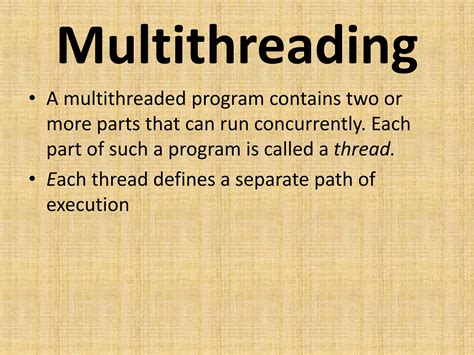 Multithreading Pptx
