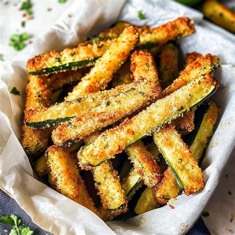 Baked Parmesan Zucchini Fries Kitchen By Vera