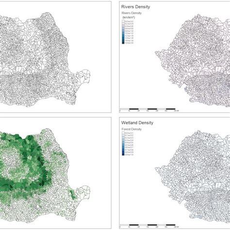 Cartography Of The Geographic Variables All Data Are Presented As