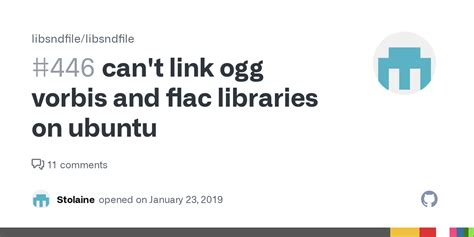 Cant Link Ogg Vorbis And Flac Libraries On Ubuntu · Issue 446
