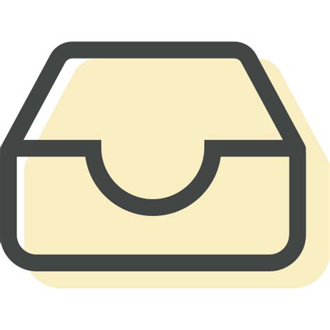 Inbox Generic Rounded Shapes Icon
