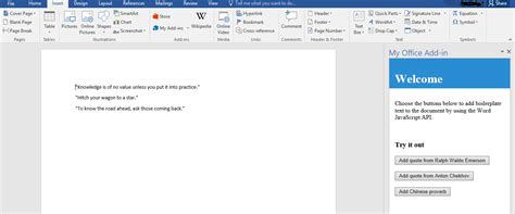 New Microsoft Word Office Add In Not Showing Add In Button In The Ribbon Stack Overflow