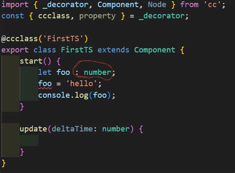 Typescript脚本有报错，但在cocos中正常运行、不报错 Creator 3x Cocos中文社区