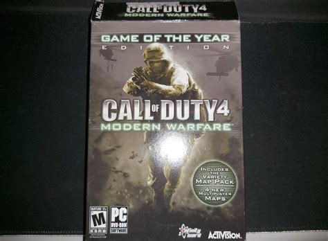 Call Of Duty 4 Modern Warfare Game Of The Year Edition Pc Hobbies