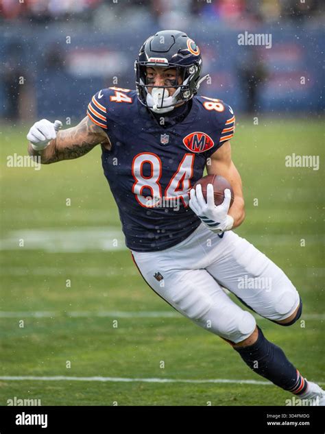 November 9 2025 Chicago Bears Colston Loveland 84 In Action During The Game Against The New