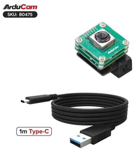 Arducam 64MP Camera Module With Motorized Focus USB 3 0 Connectivity And Included Enclosure
