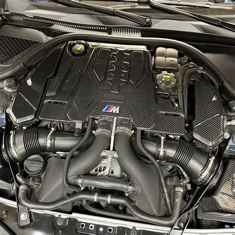 Carbon Fiber Engine Side Covers Bmw F90 M5m8 Carbahn