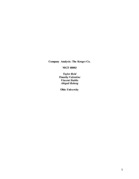 Trader Joes Hbs Case Analysis 12 2016