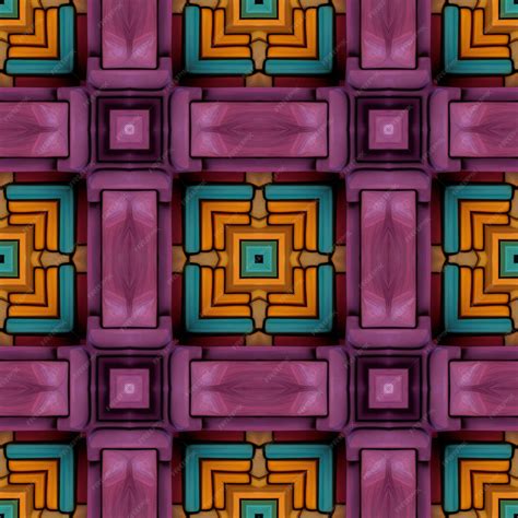 Premium Ai Image Seamless Tileable Abstract Background Pattern With