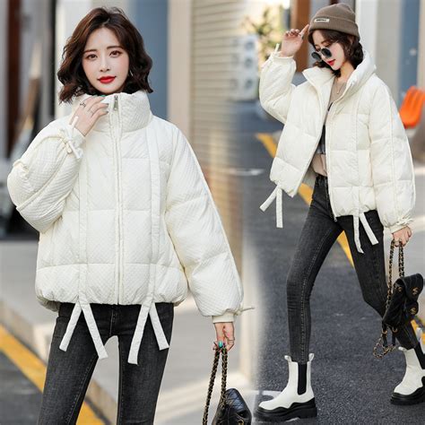 羽绒服女短款2022冬季新款韩版显瘦大毛领加厚保暖白鸭绒外甜美火爆靓佳人hbljrd002 杭州女装网