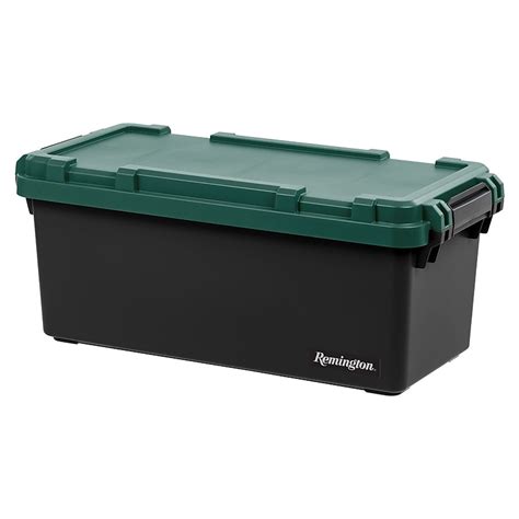 Iris Heavy Duty 60 Qt Storage Bin With Latching Lid Plastic Black 2 Pack 500334 Image 1