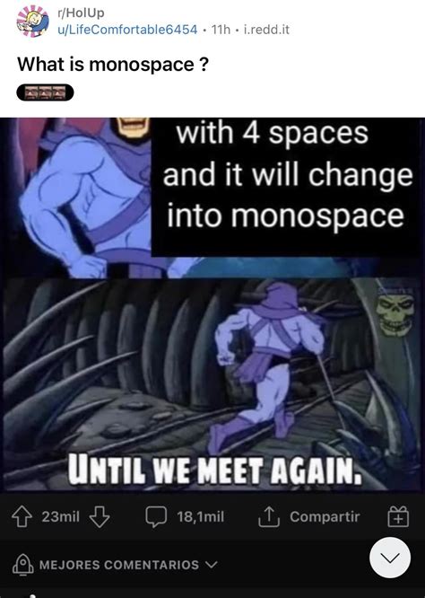 monospace text in comments don t show up in iphone app r