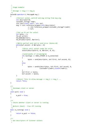 Multithreaded Sockets C 11 PDF
