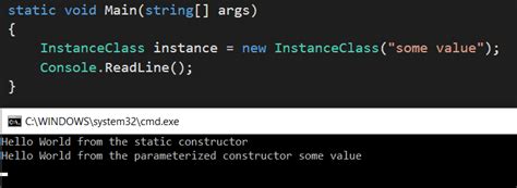 Static Constructor Thinknet