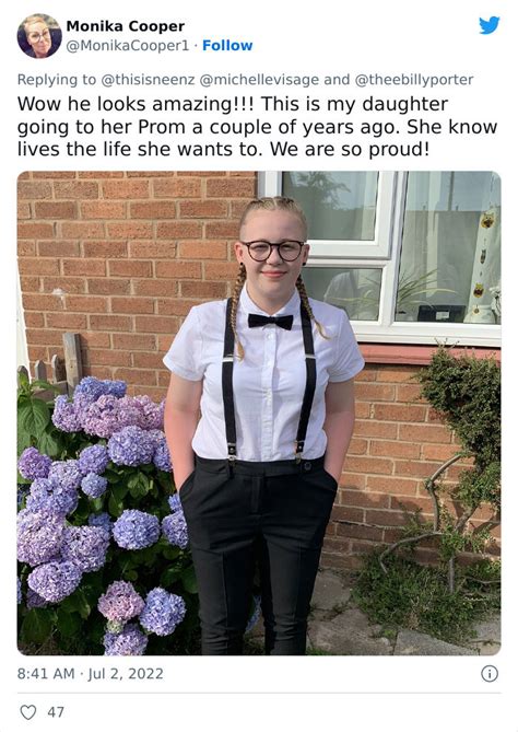 Supportive Mom Shares Pics Of Son Wearing A Dress For Prom Inspiring