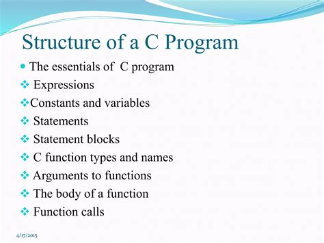C Programming Language Ppt