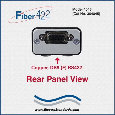 Fiber 422 Interface Converter 12 6 Mbps RS 422 Converter