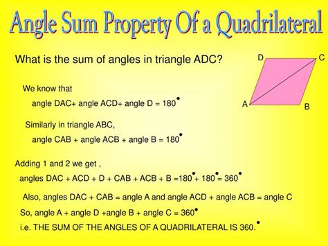 Quadrilateral Sum Theorem