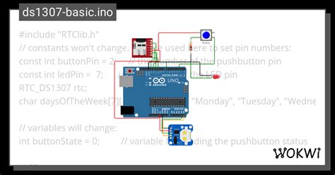 Ds1307 O Wokwi Esp32 Stm32 Arduino Simulator