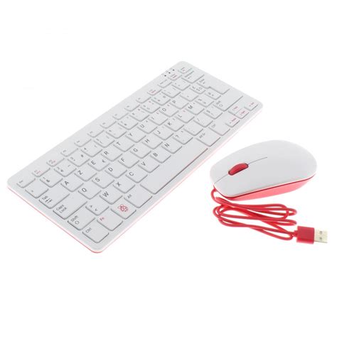 Raspberry Pi Azerty Usb Keyboard Wired Mouse Audiophonics