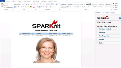 Spark Document Generation For Sharepoint Sparknit