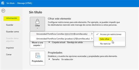 Cómo Cifrar Emails En Outlook
