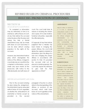 Rule 7 Revised Rule On Civil Procedure Rule On Civil Procedure RULE 7 Parts And Contents Of A